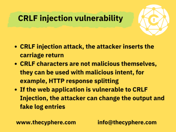 HTTP Response Splitting Attack | Cyphere