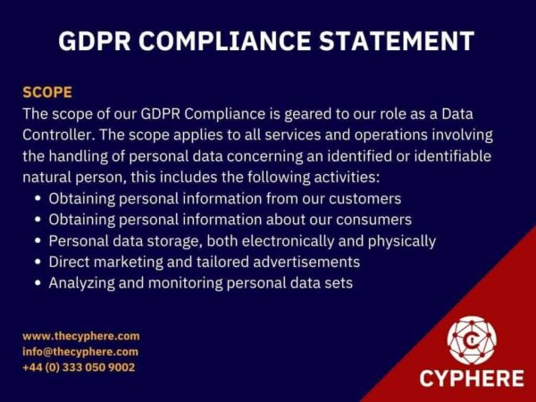 Writing A GDPR Compliance Statement - Free Checklist